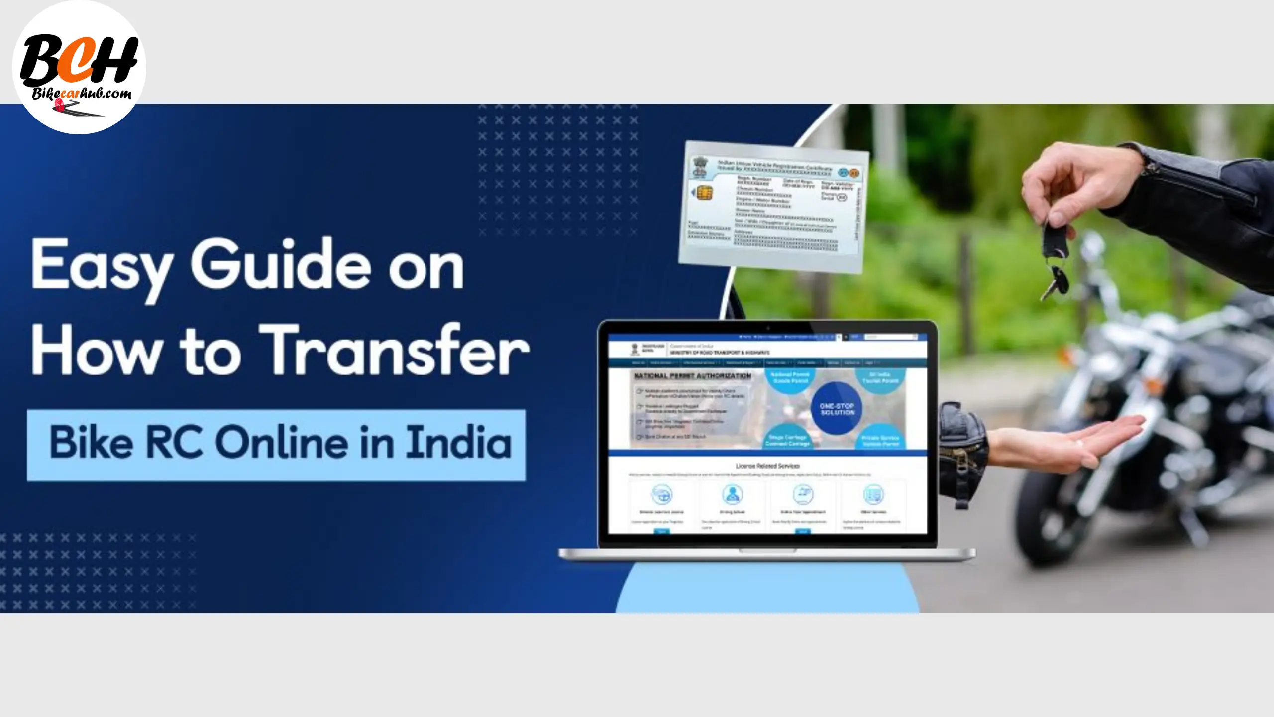 How to Transfer Bike Ownership Online in India - 2025 Guide | bikecarhub