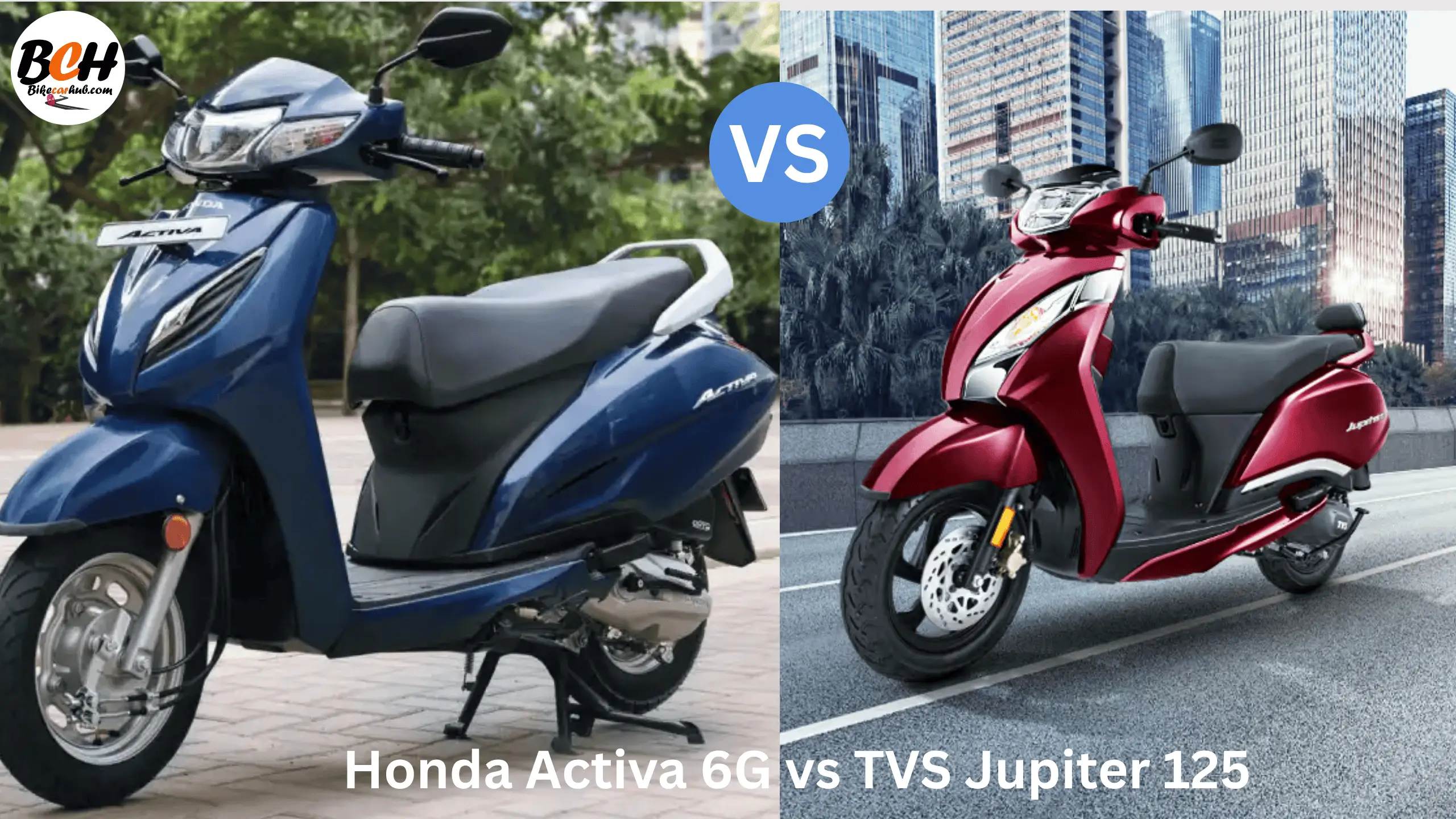 Honda Activa 6G vs TVS Jupiter 125 – Full Comparison | bikecarhub